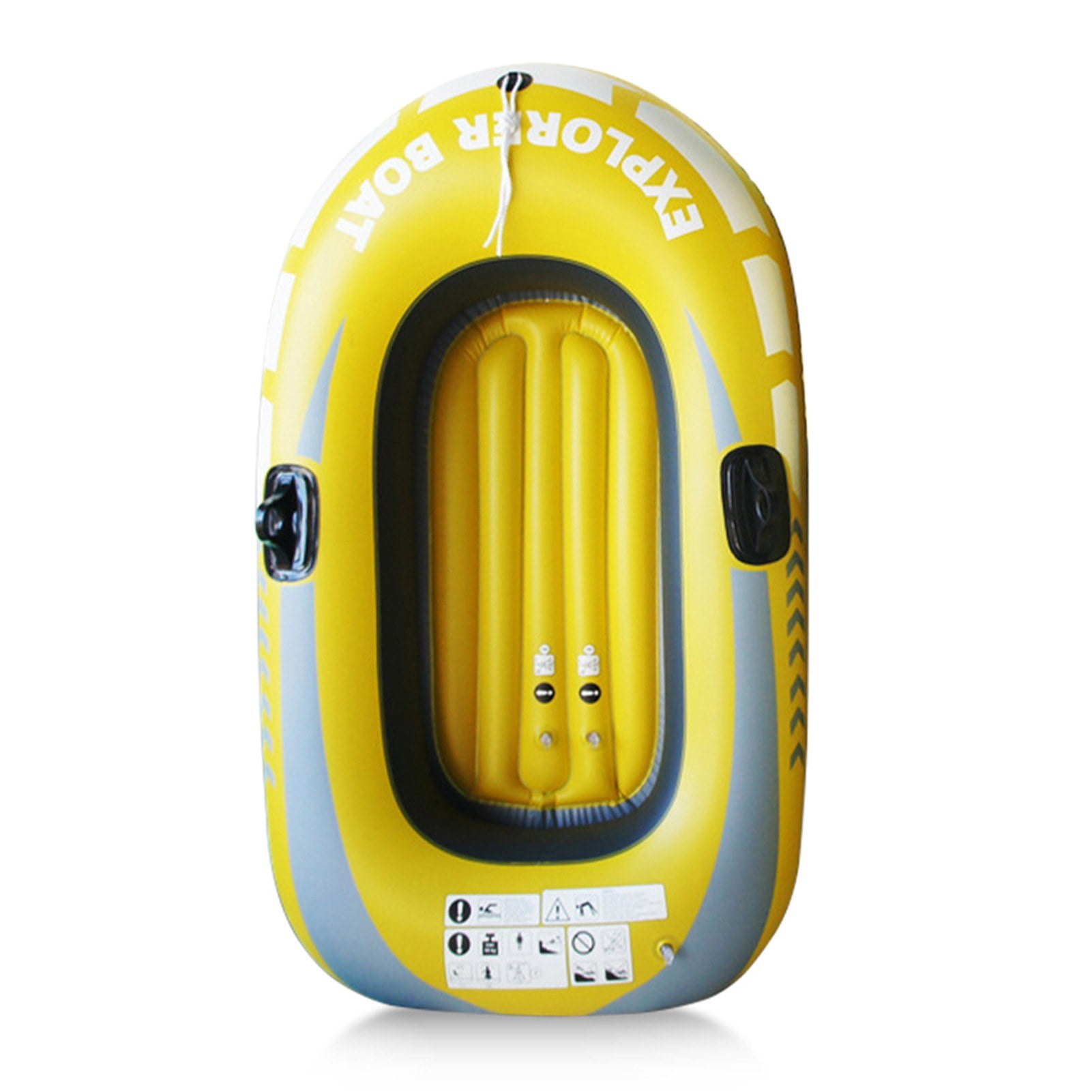 Inflatable Fishing Boat Canoe Kayak for One Adult - Walmart.com