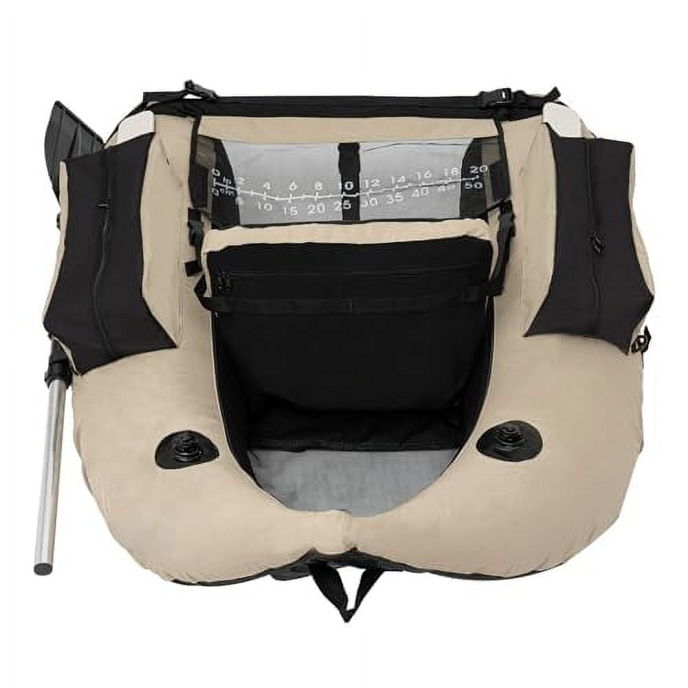 Inflatable Float Tube, Fishing Float Tube with Oar, Fins, Repair Tools ...