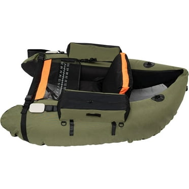 Costway Inflatable Fishing Float Tube with Fish Ruler Angling Base 2 ...