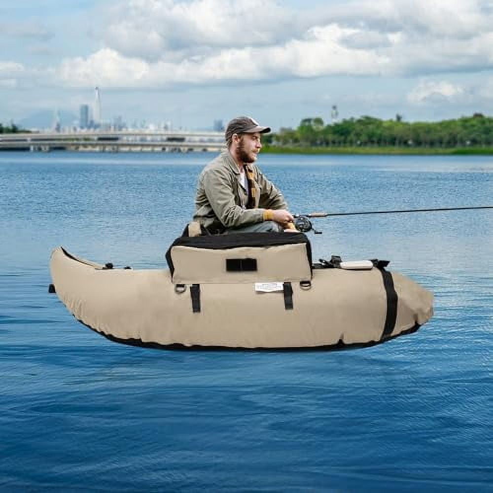 Inflatable Float Tube, Fishing Float Tube Outdoor Fishing Boat with ...