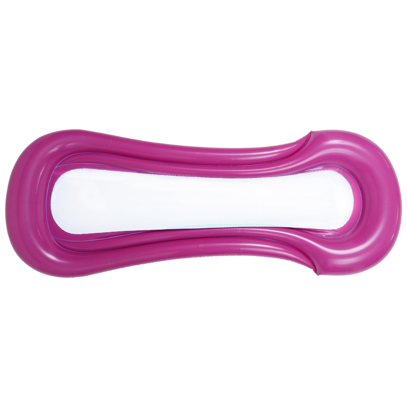 Inflatable Floating Bed Floating Red Pad Portable Swimming Mat with Net ...