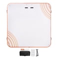 Inflatable Floating Dock, 7 x 7FT Inflatable Dock Platform, Non-Slip ...