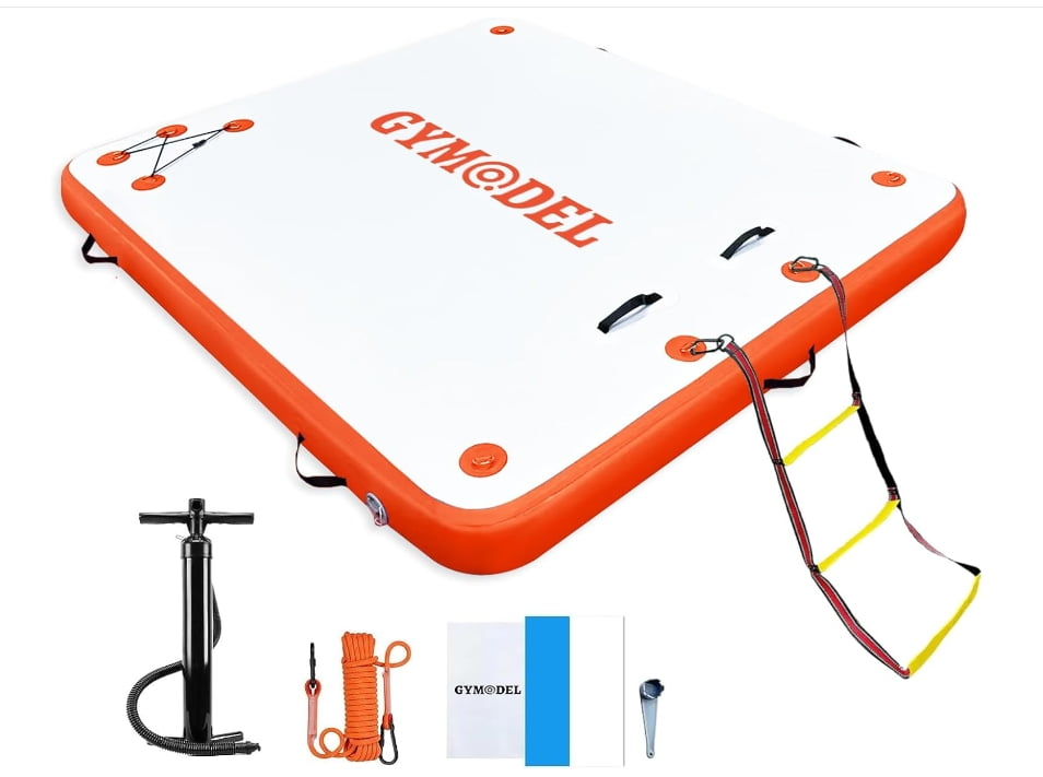 Inflatable Floating Dock,Air Dock Platform Floating Island Raft with ...