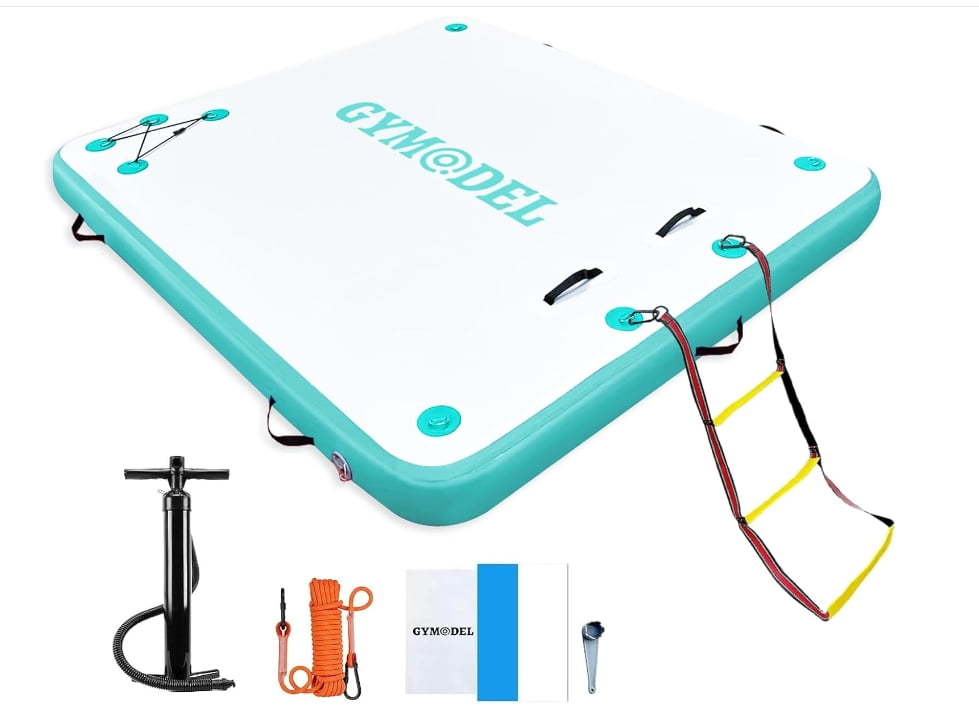 Inflatable Floating Dock Air Dock Platform,Non-Slip Inflatable Water ...