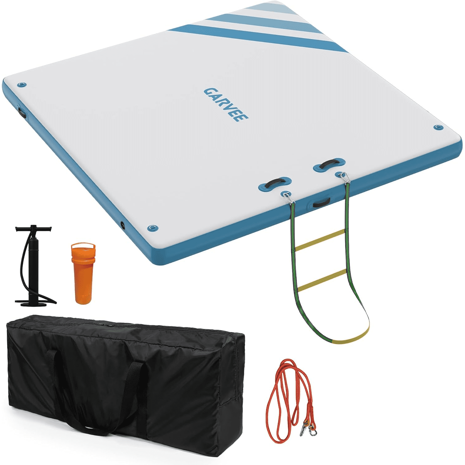 Inflatable Floating Dock Water Platform - Multi-Person Non-Slip Swim ...