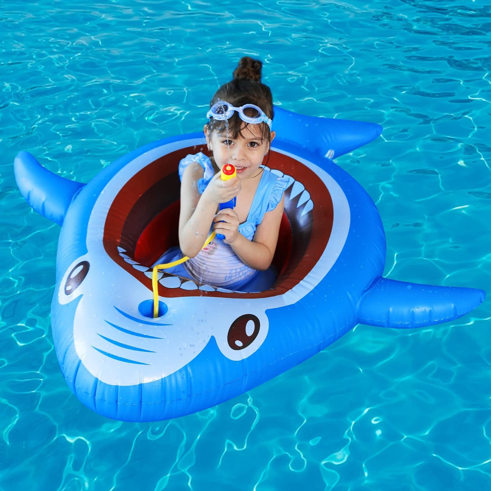 Inflatable Floating Pool Toys for Kids Pool Float Swimming Ring Beach ...