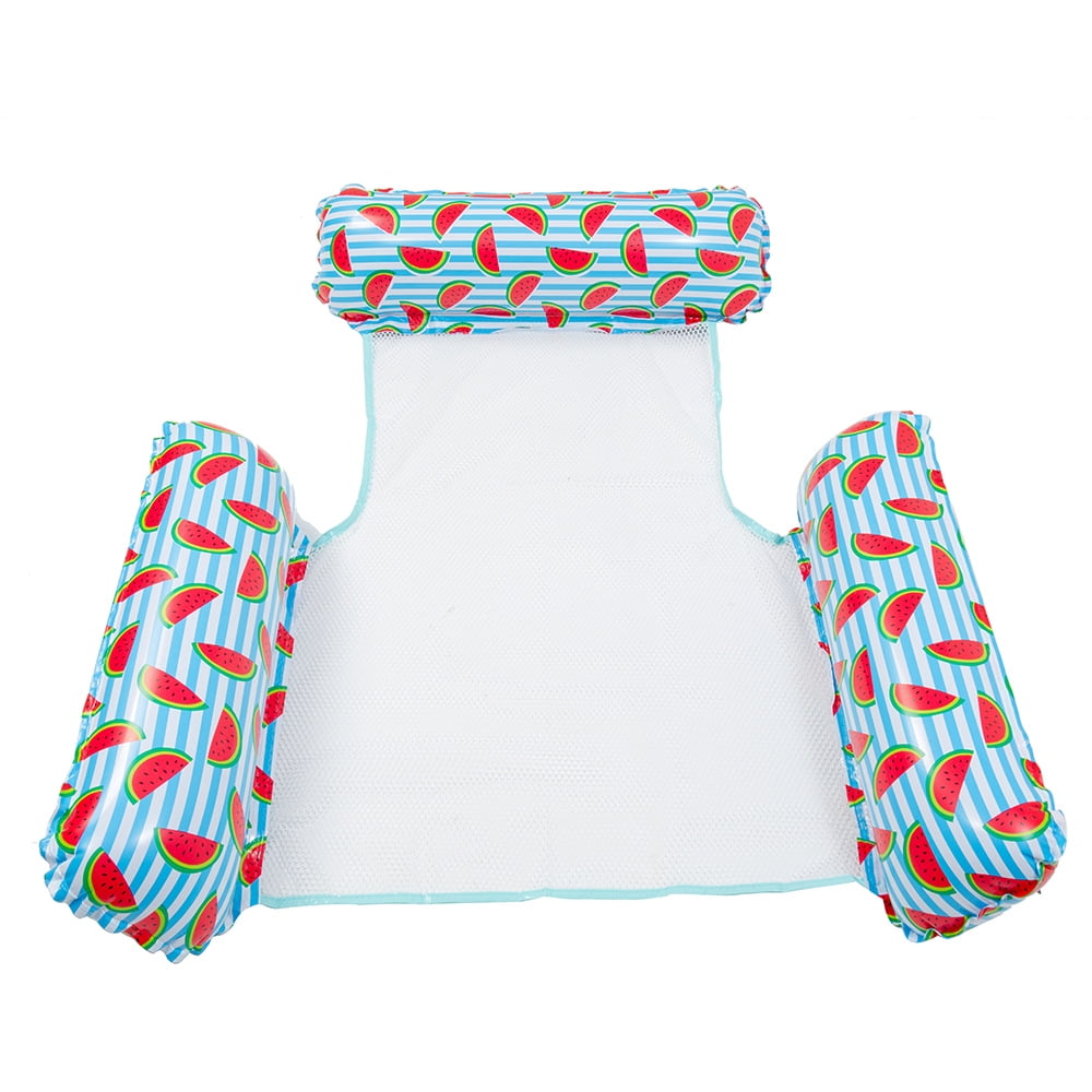 Inflatable Floating Raft New Model Pool Hammock Foldable Striped ...