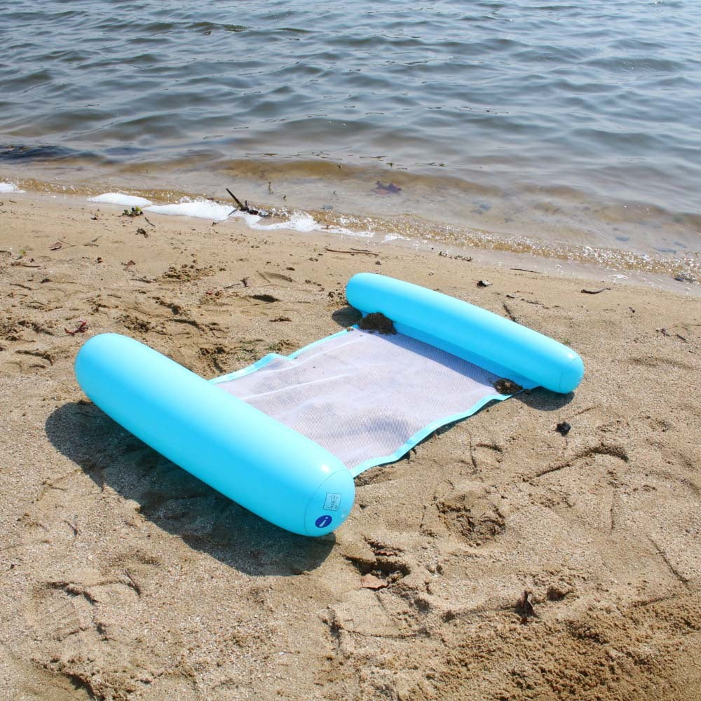 Inflatable Floating Raft New Model Pool Hammock Foldable Striped ...