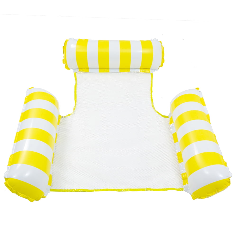 Inflatable Floating Raft New Model Pool Hammock Foldable Striped ...