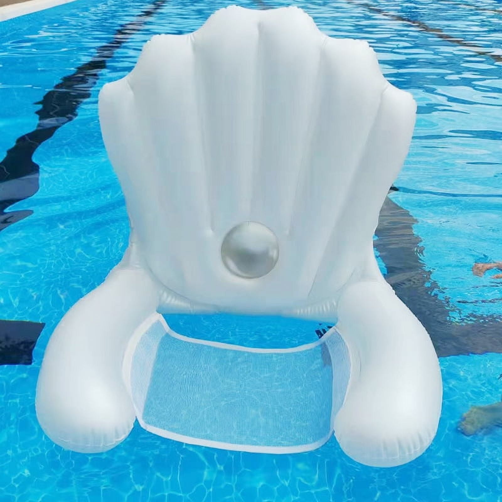 Inflatable Floating Row PVC Inflatable Swimming Pool Recliner with Cup ...