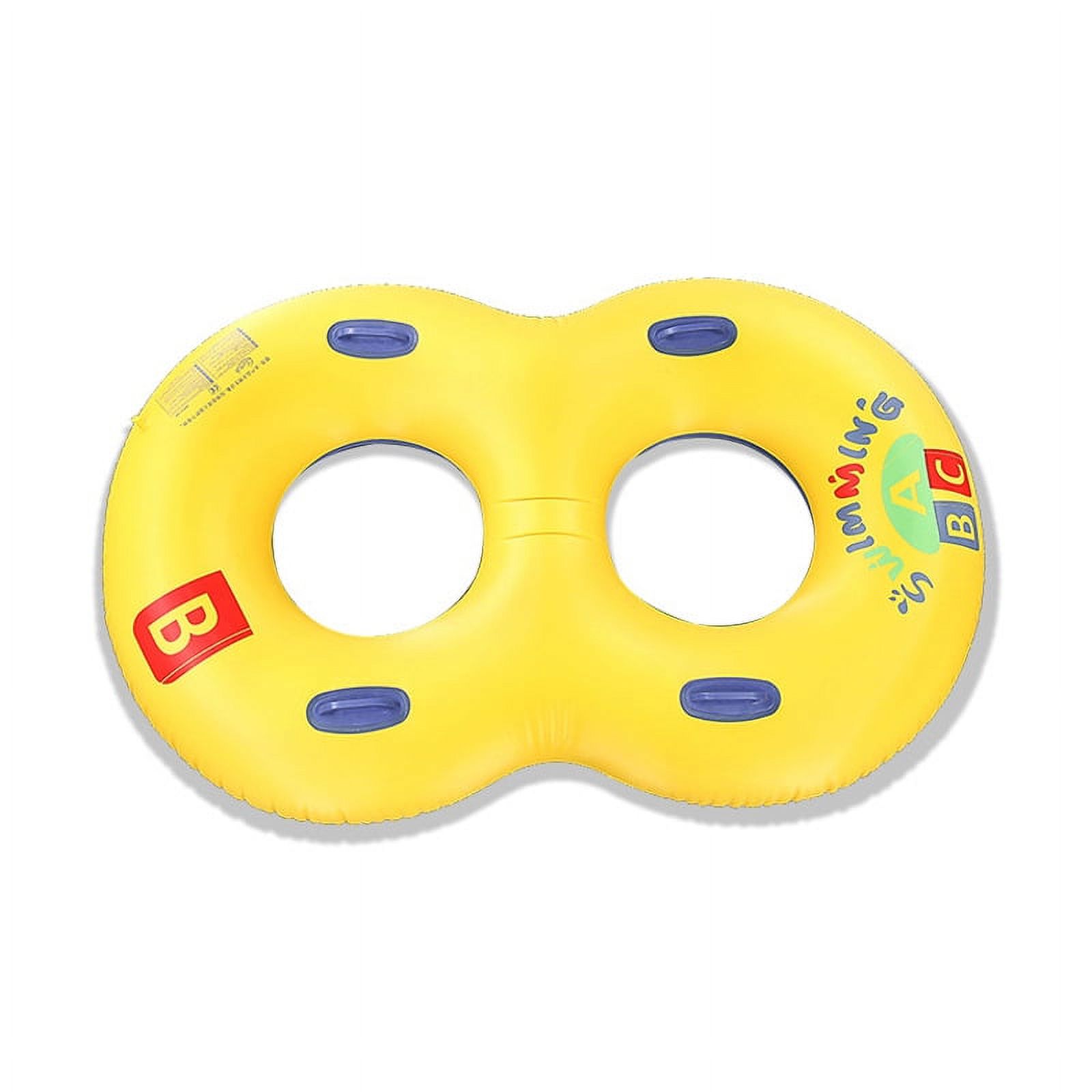 Inflatable Floating Row Swimming Ring for Two People Kids Adult Float ...