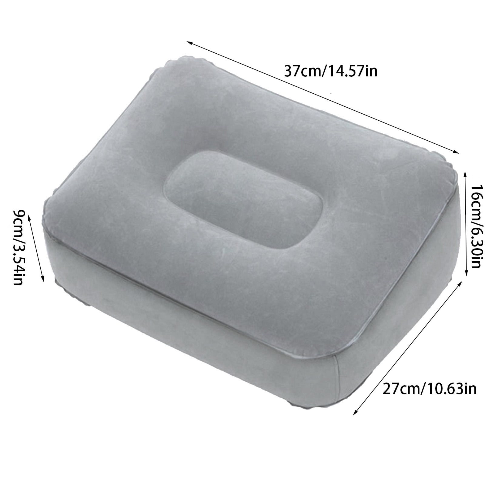 Inflatable Foot Rest Pad Portable Travel Footrest Pillow PVC Feet ...
