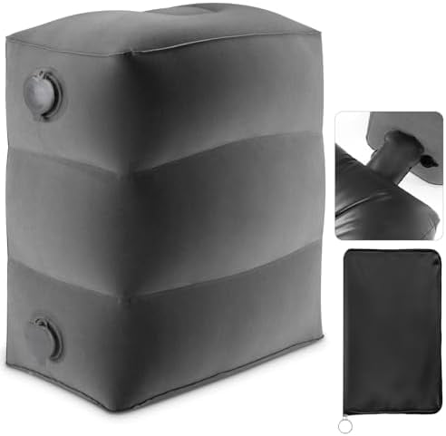 Inflatable Foot Rest Pillow for Travel,Kids Airplane Bed,Adjustable 3 ...