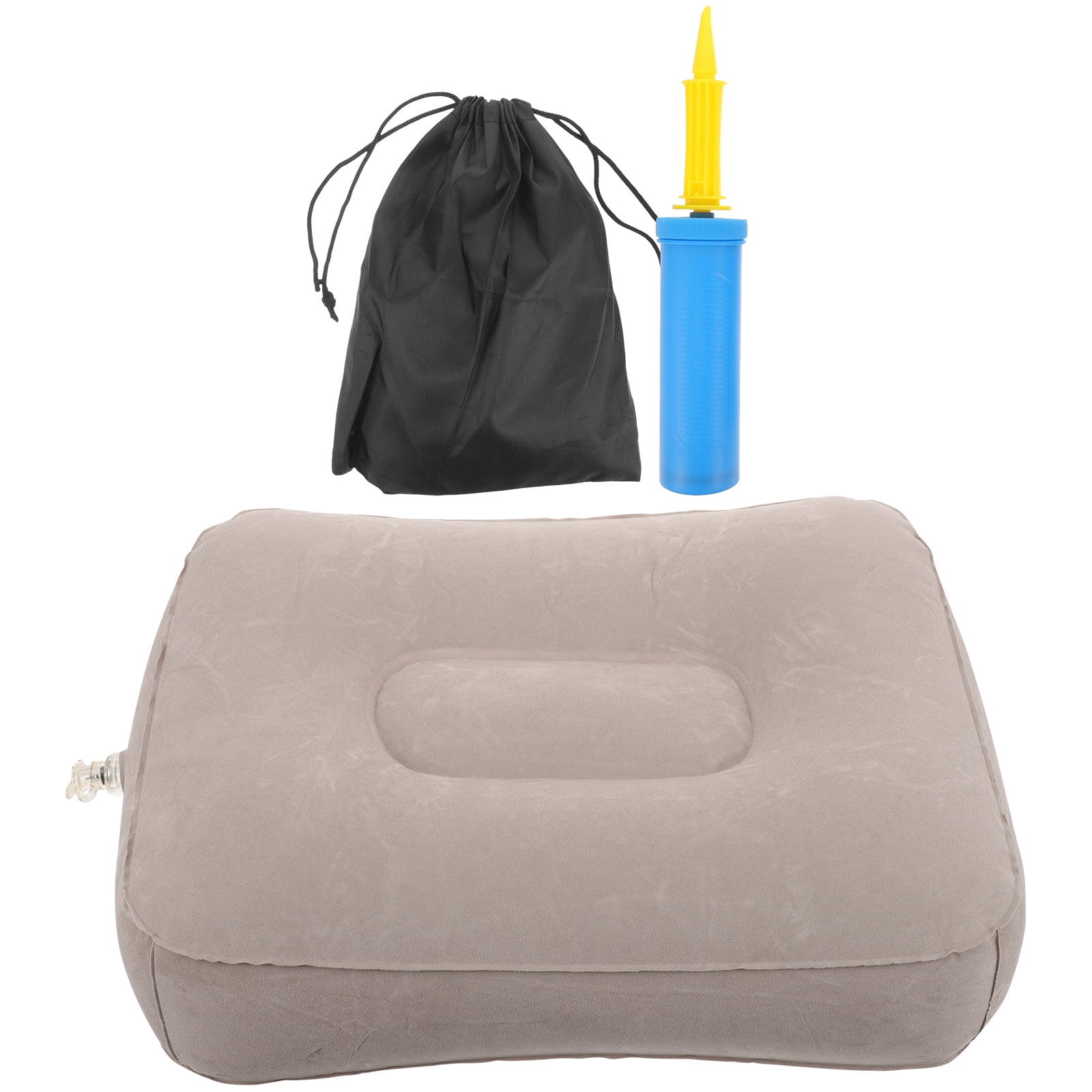 ADDHAT Plane Foot Rest Inflatable Foot Rest PVC 1 Train Travel and Leg ...