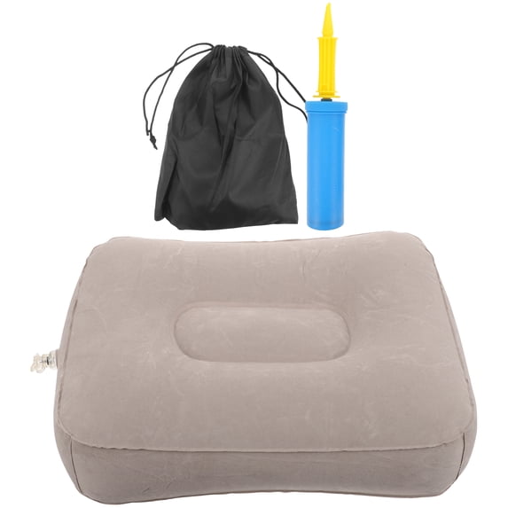 ADDHAT Plane Foot Rest Inflatable Foot Rest PVC 1 Train Travel and Leg ...