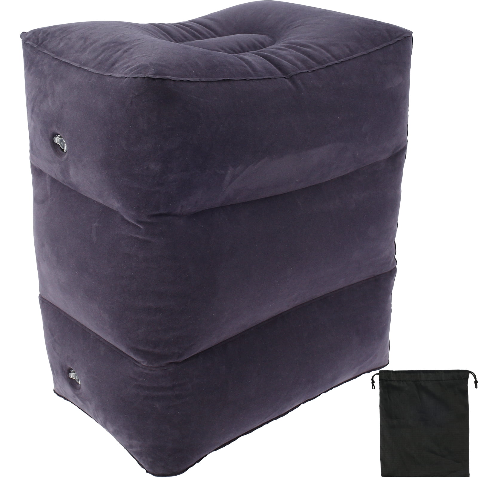 Inflatable Footrest Pillow PVC Flight Sleeping Footrest Rest Pillow 3 ...