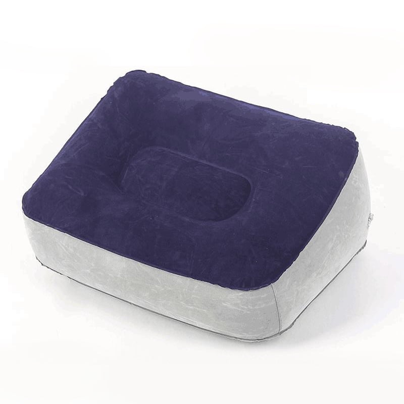 Inflatable Footrest Pillow PVC Foot Rest Air Pillow Cushion For Travel ...