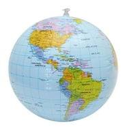 Inflatable Earth Globe Balloon Toy 16 Inches for Beach Playing Learning ...