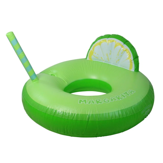 Inflatable Green Margarita Lime Wedge Swimming Pool Float 41-Inch ...