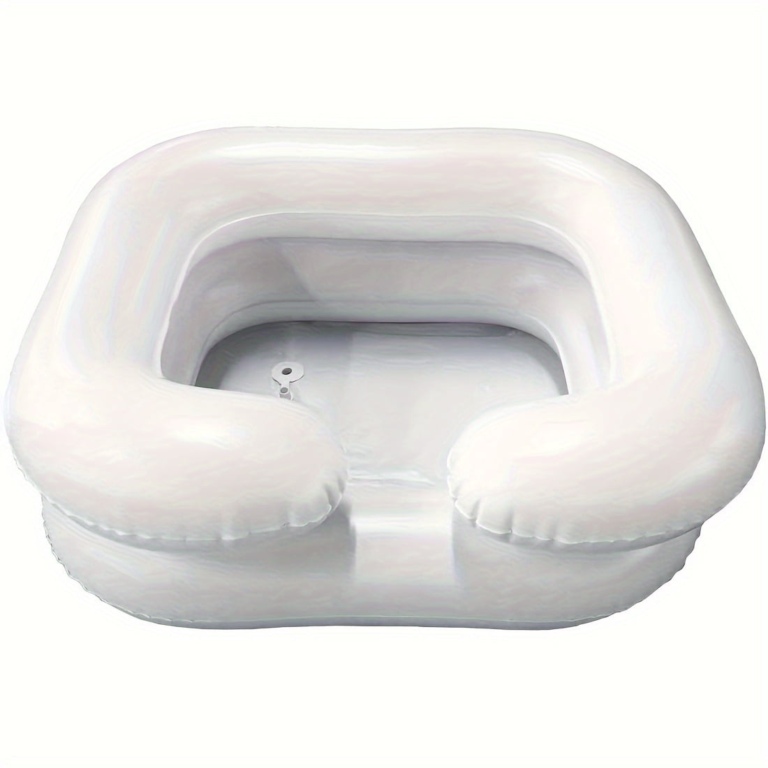 Inflatable Hair Washing Basin, Portable Bedside Shower with Drain Tube ...