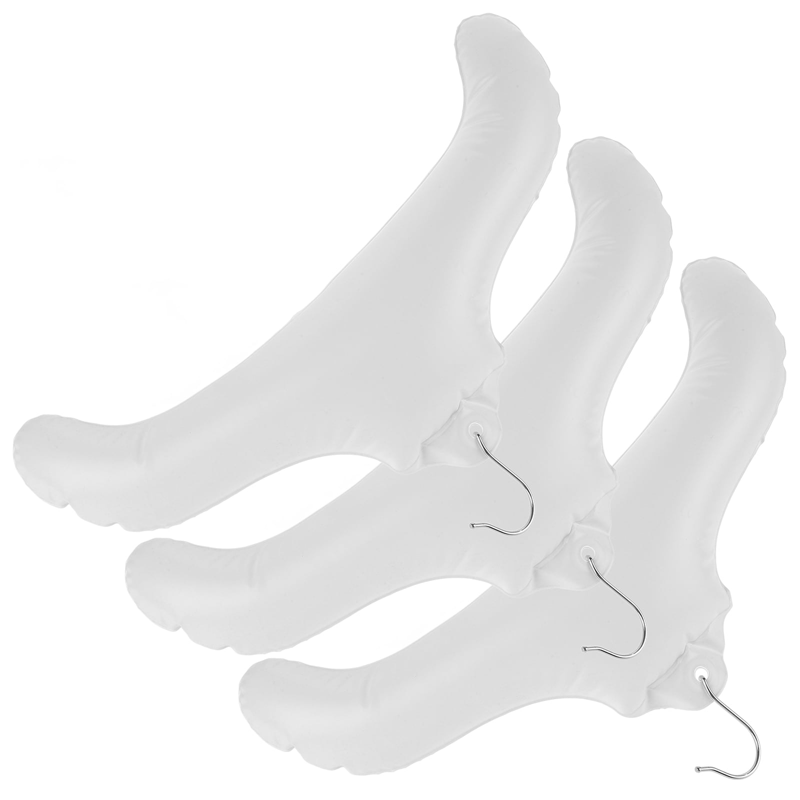 KALLORY Inflatable Clothes Hangers 3-Pack Iron Quick-Drying Home Use ...