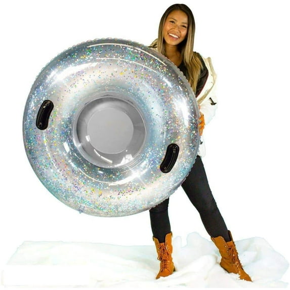 Inflatable Heavy-Duty Snow Tubes Collection, Durable Cold-Resistant ...