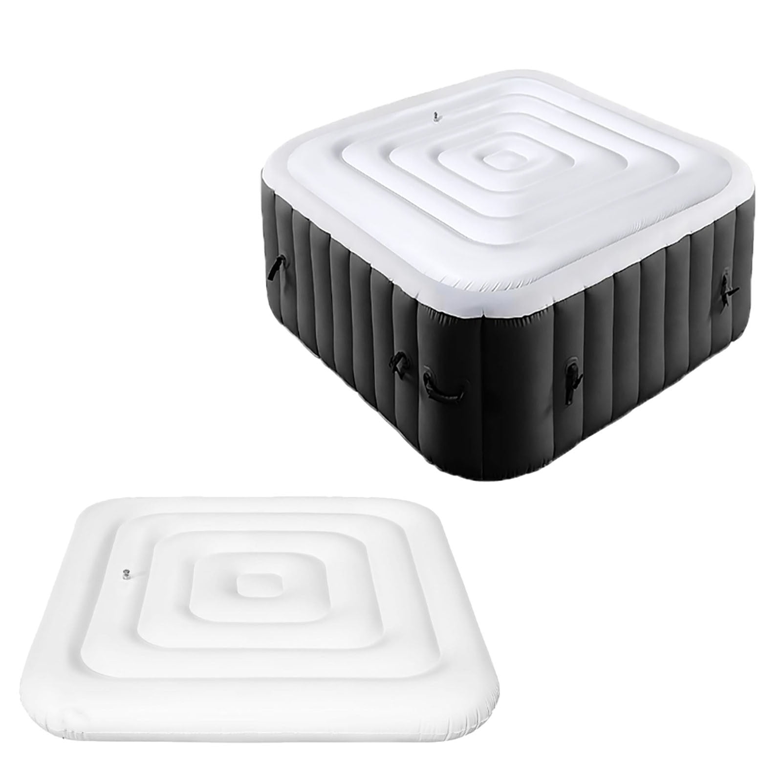 Inflatable Hot Tub Cover Square Spa Replacement Foldable Protector ...