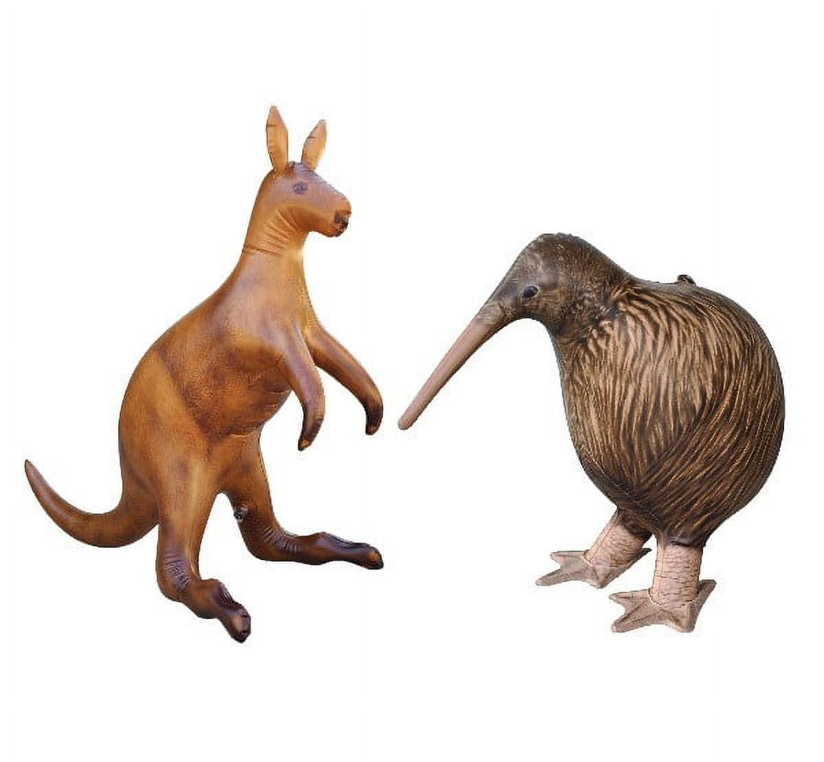Inflatable Kangaroo Kiwi Bird Animal Toy Party Gift Kids (ROO+KIWI ...