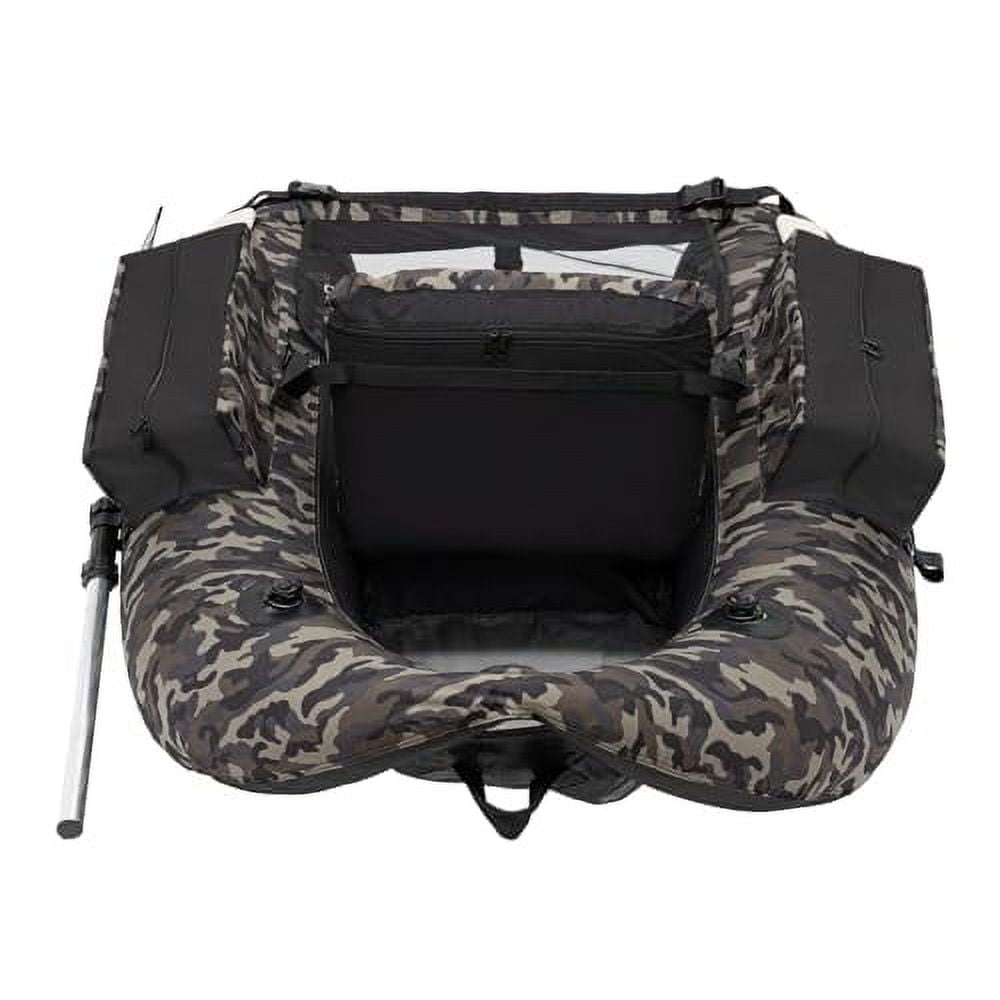 Inflatable Kayak Set, 1-Person Portable Inflatable Fishing Boat with ...