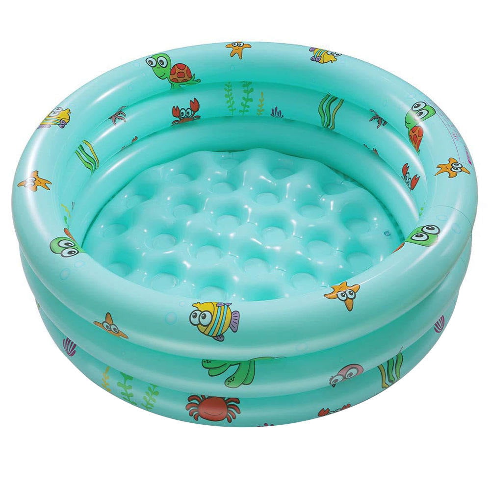 Inflatable Kiddie Pool Cartoon Patterns Small Inflatable Pool for Kids ...