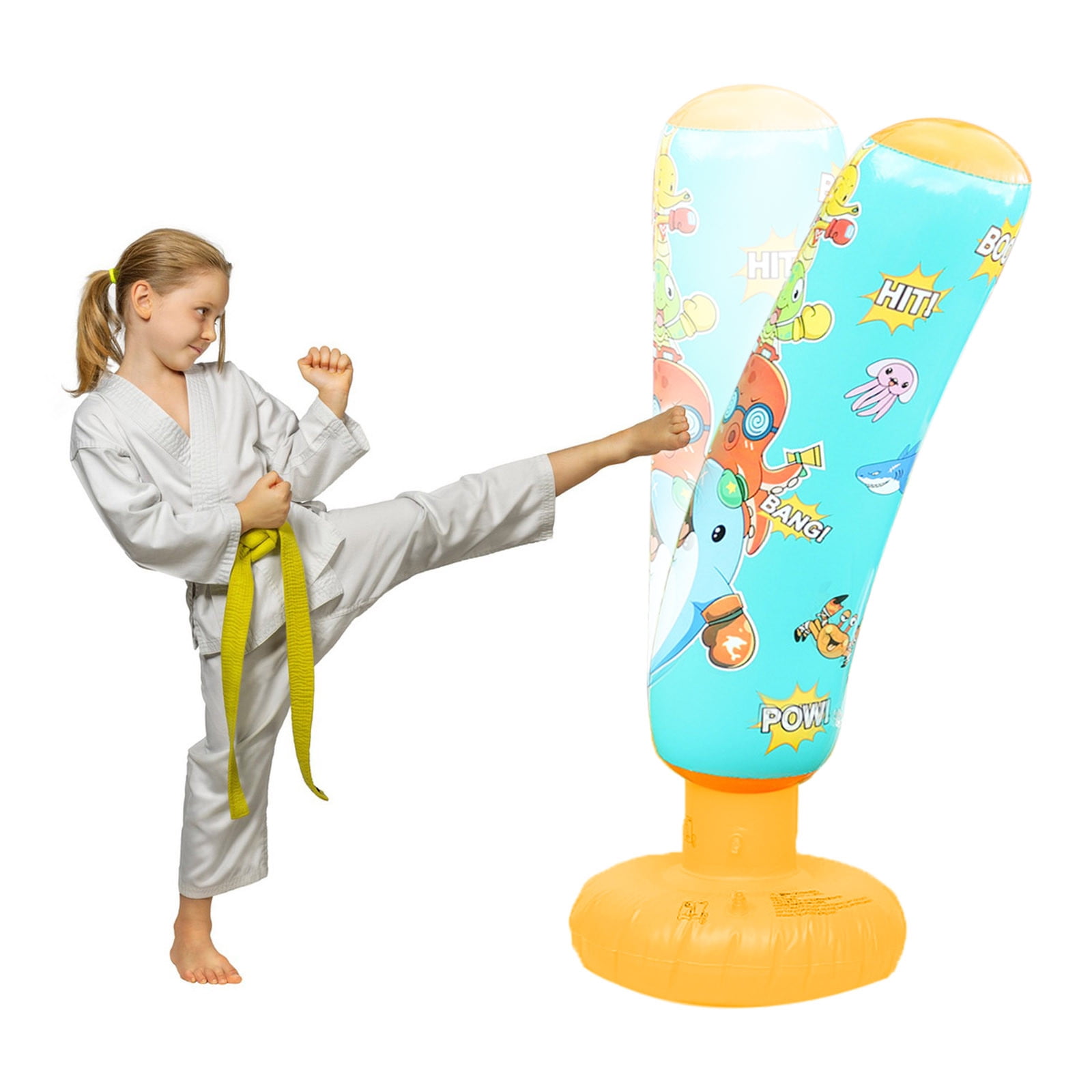 Inflatable Kids Punching Bag Punching Bag Karate Gifts Cute Cartoon ...