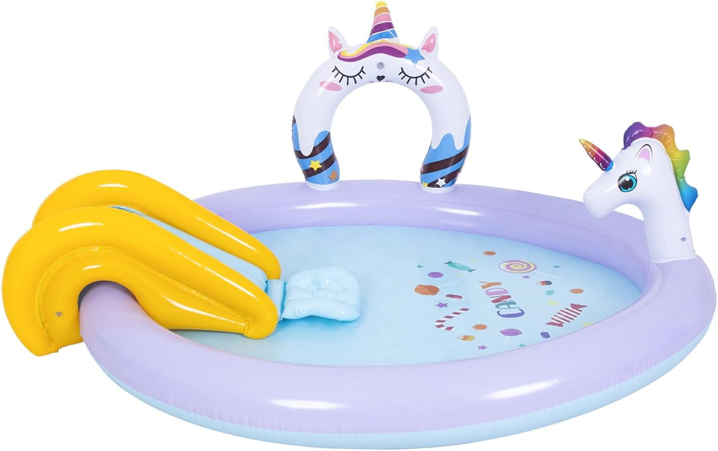 Inflatable Kids Swimming Pool Water Slide Pool Play Center - Walmart.com