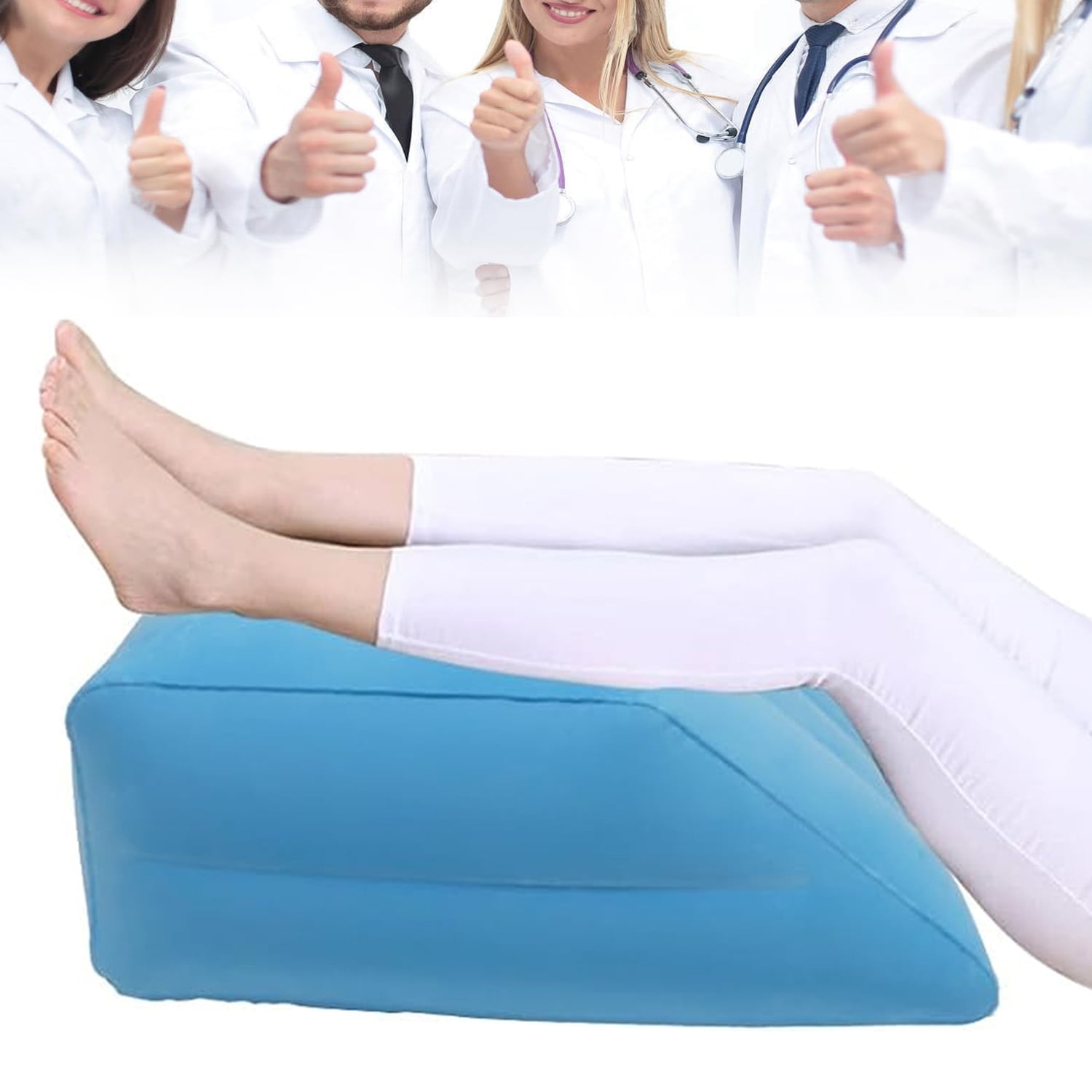 Inflatable Leg Rest, Leg Wedge Pillow for Raising Legs and Kneehelps ...