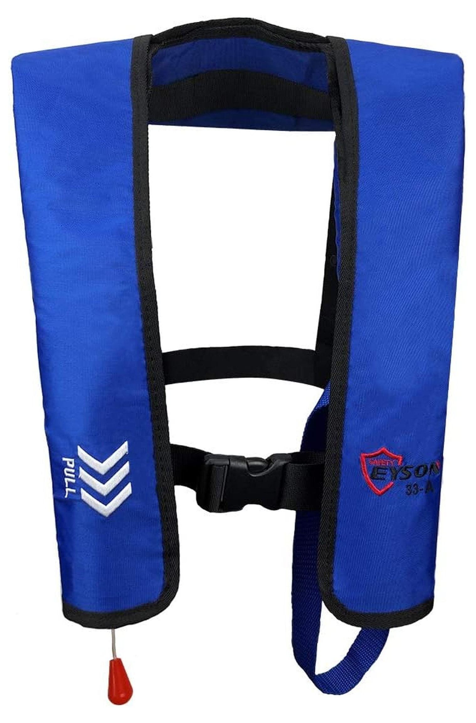 Inflatable Life Life Vest Basic Automatic/Manual (Blue Auto) - Walmart.com