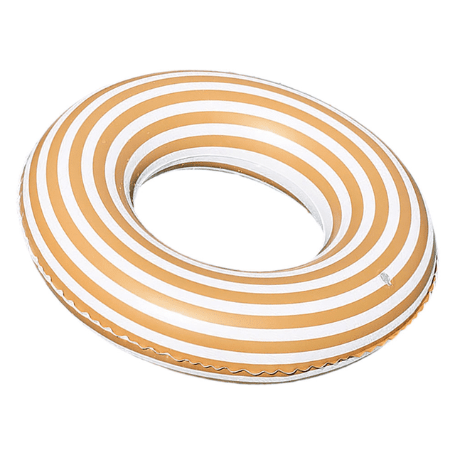Inflatable Lifebuoy Floaties Adults Swim Ring Striped Swimming Pool for ...