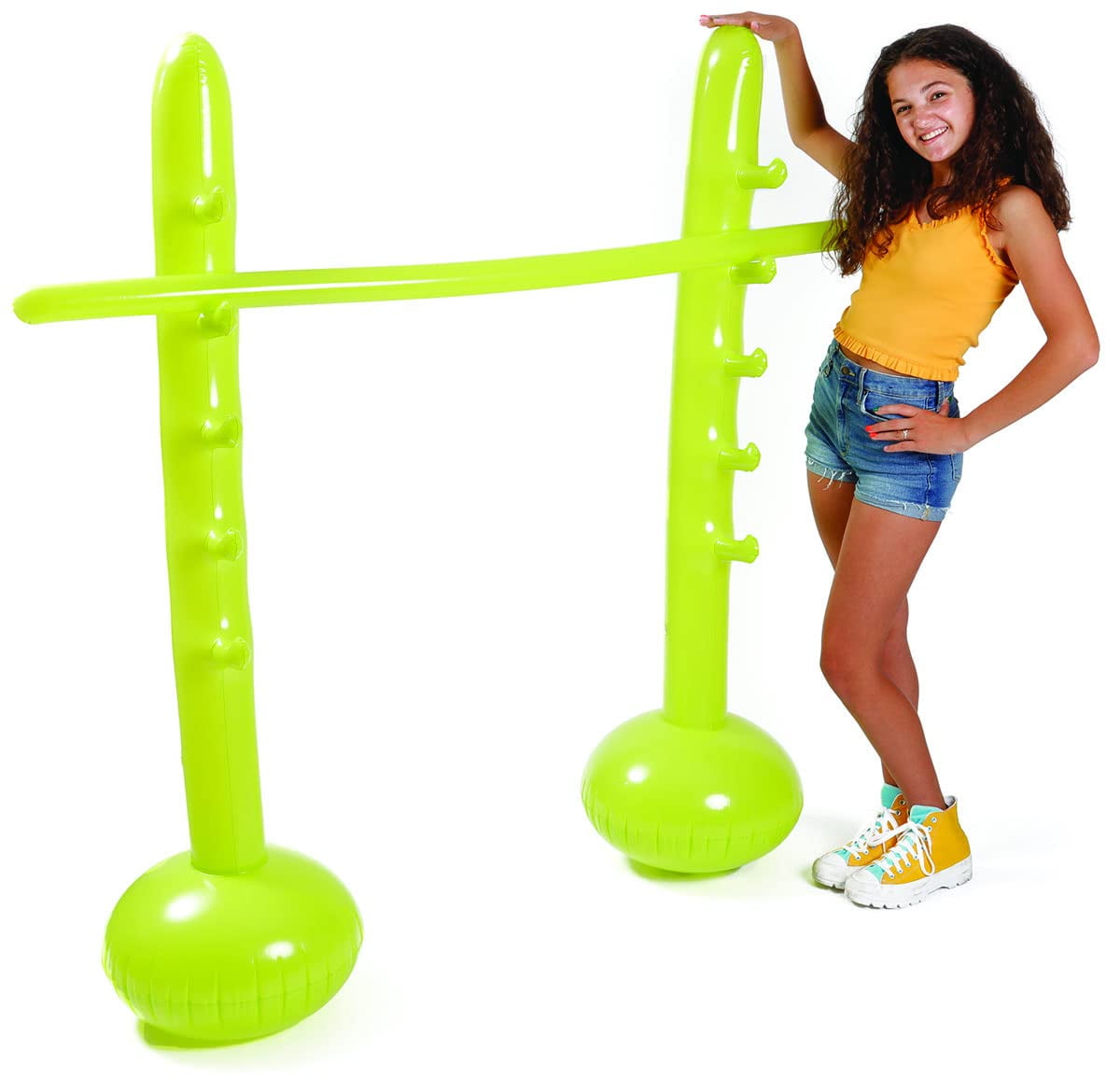 Inflatable Limbo Game Outside Set for Kids and Adults, Luau Summer ...