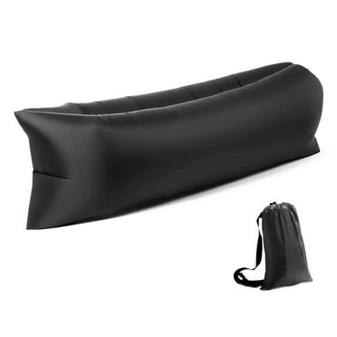 Flocking Pvc Inflatable Sofa Portable Inflatable Lounger For Camping ...