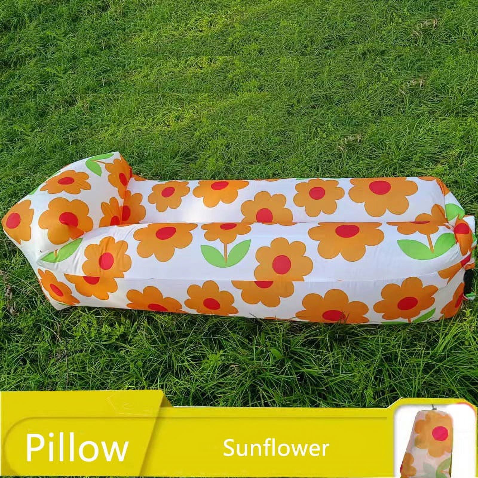 Inflatable Lounger Couch Air Lounger Lazy Sofa with Carry Bag,Hammock ...