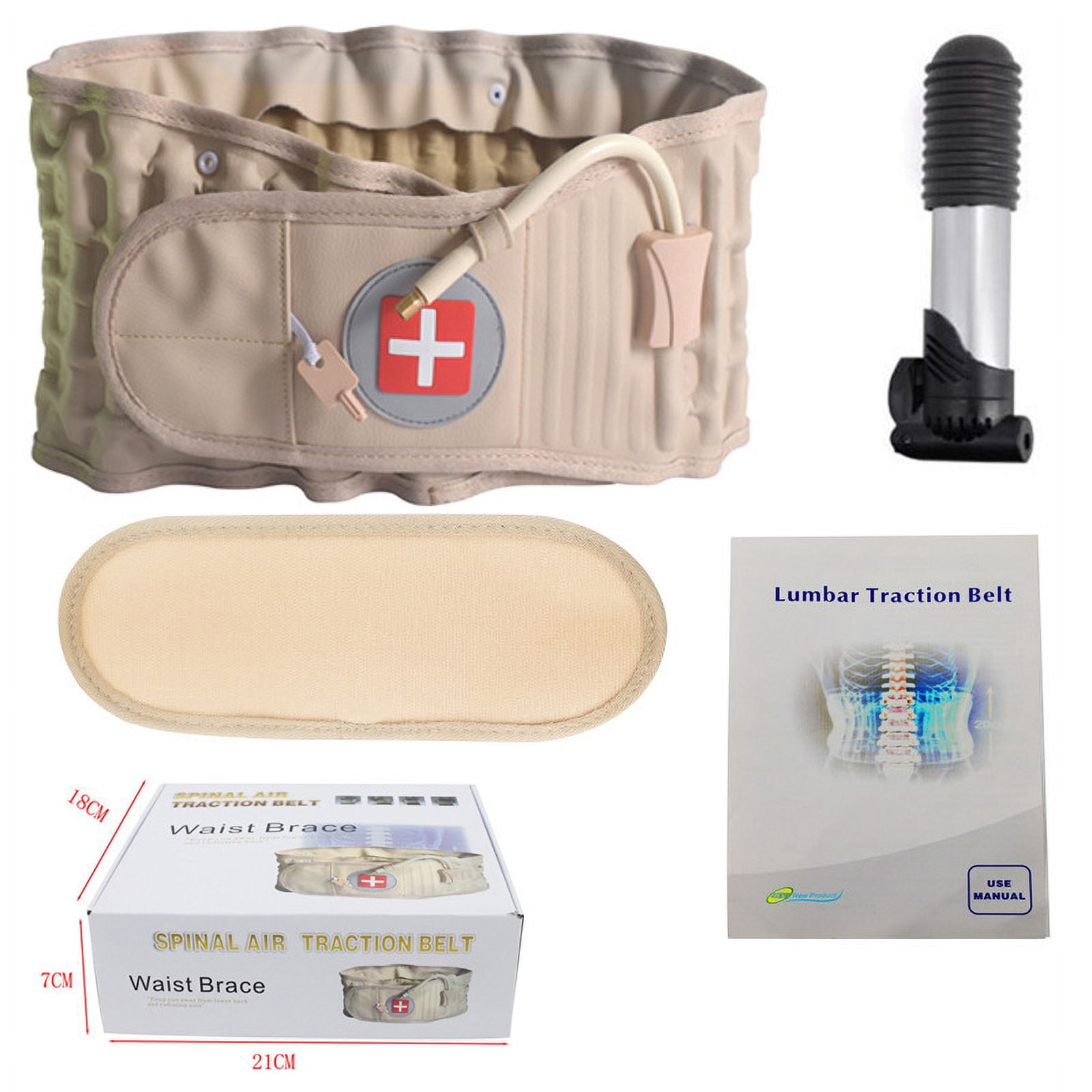 Inflatable Lumbar Pneumatic Tractor Lumbar Muscle Strains Lumbar Disc ...