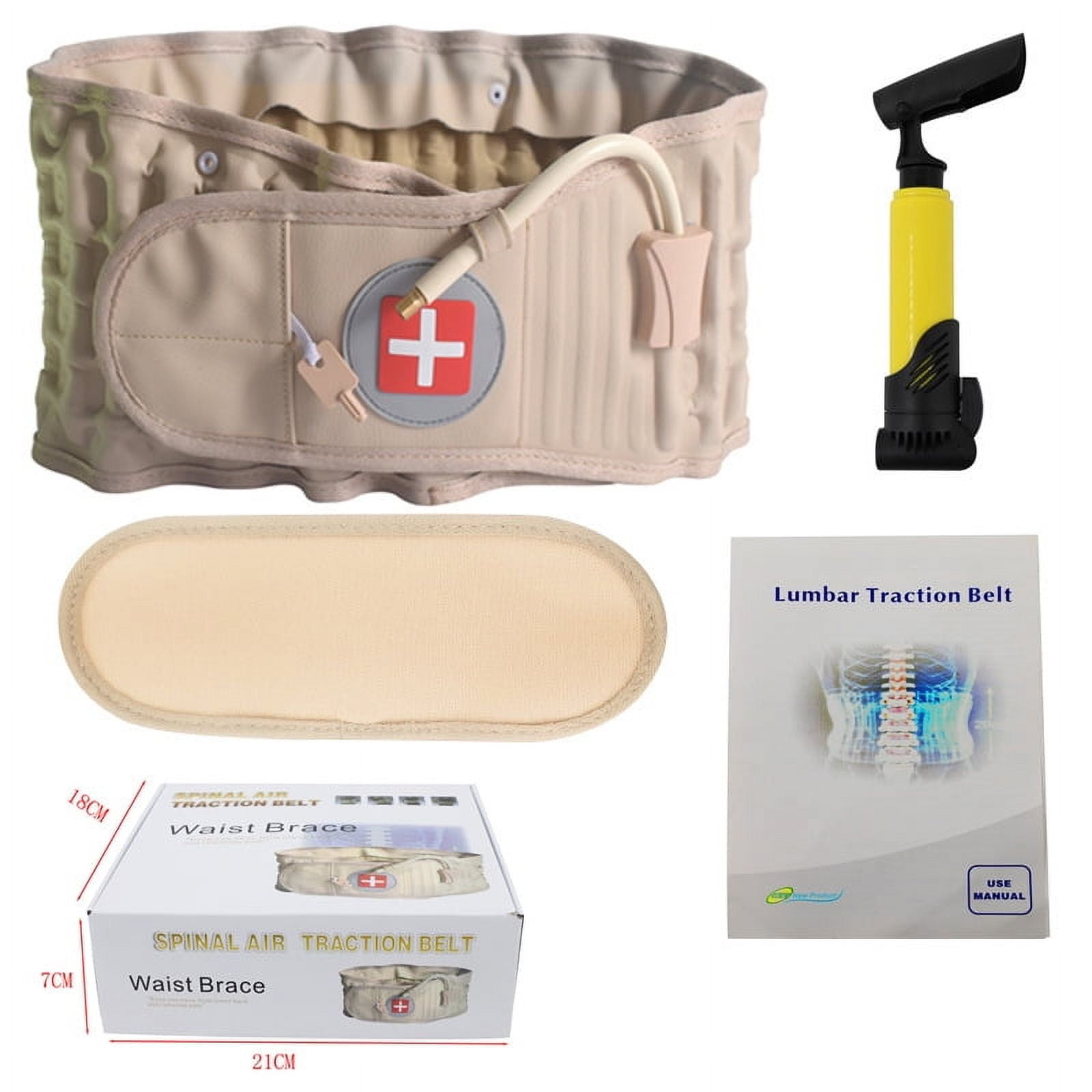Inflatable Lumbar Pneumatic Tractor Lumbar Muscle Strains Lumbar Disc ...