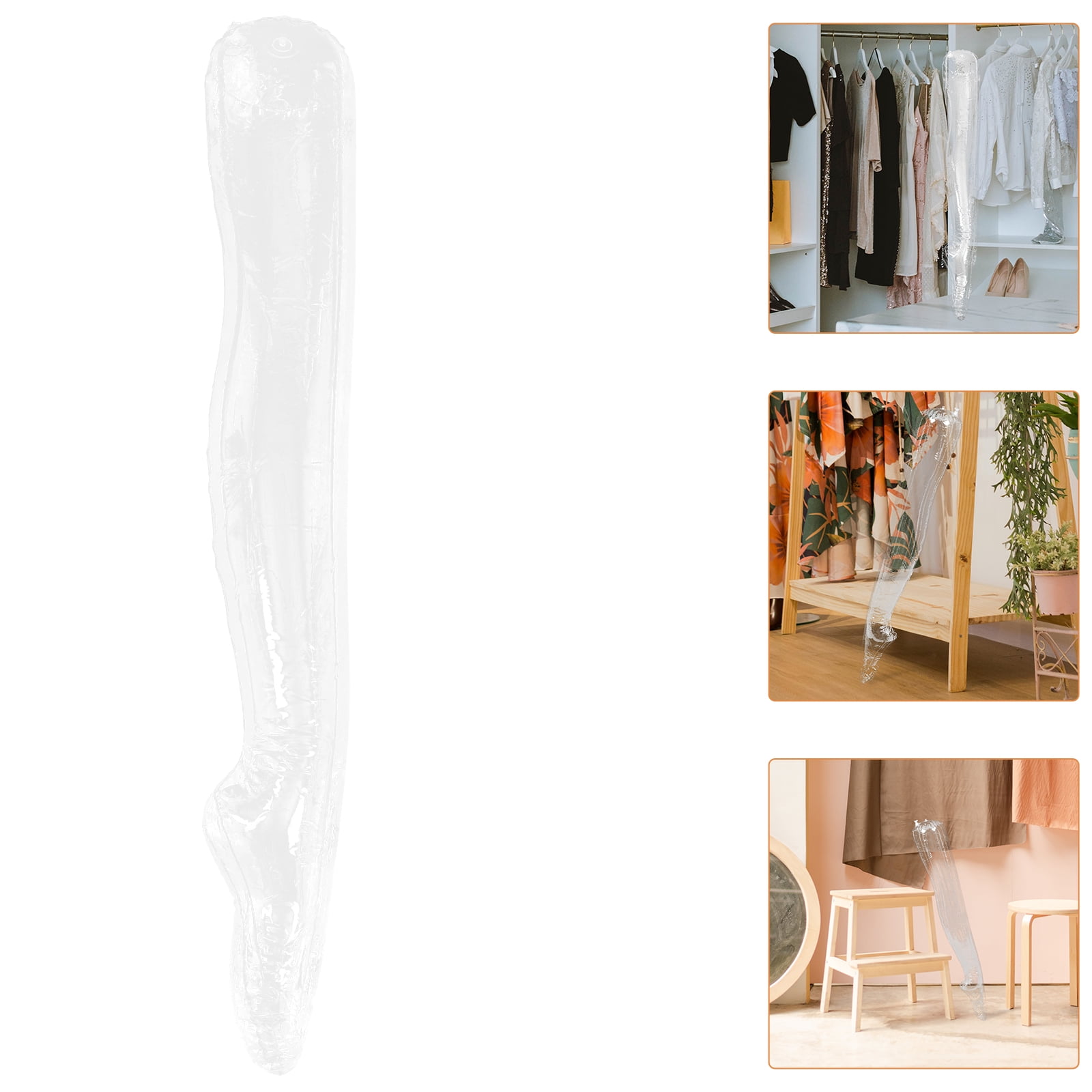 Inflatable Transparent Plastic Mannequin for Stockings Leggings Display ...