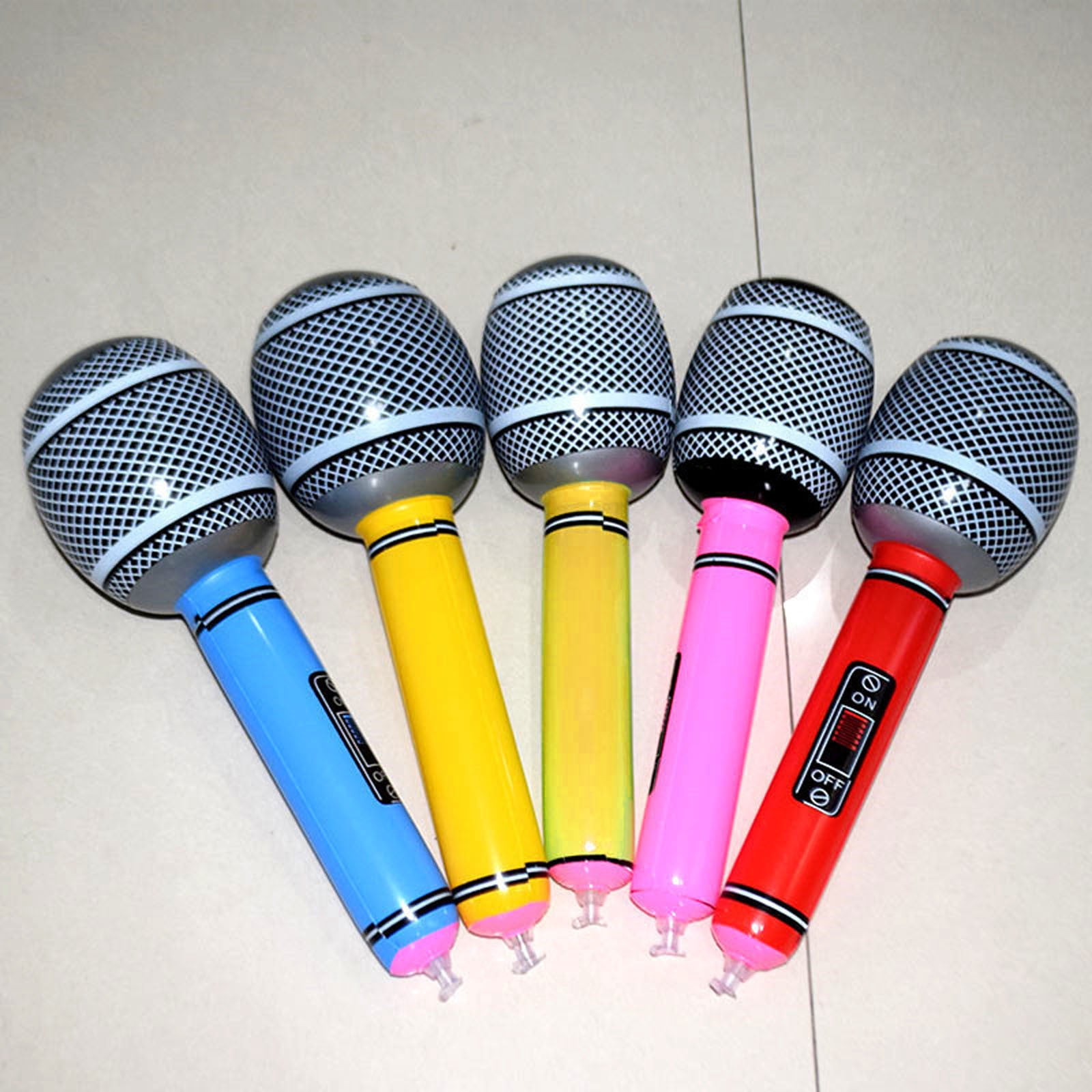 Inflatable Microphone Lightweight Singing Event Decoration Concert ...
