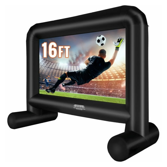 Inflatable Movie Screen 16FT Projector Screen Outdoor, Blow Up Screen ...