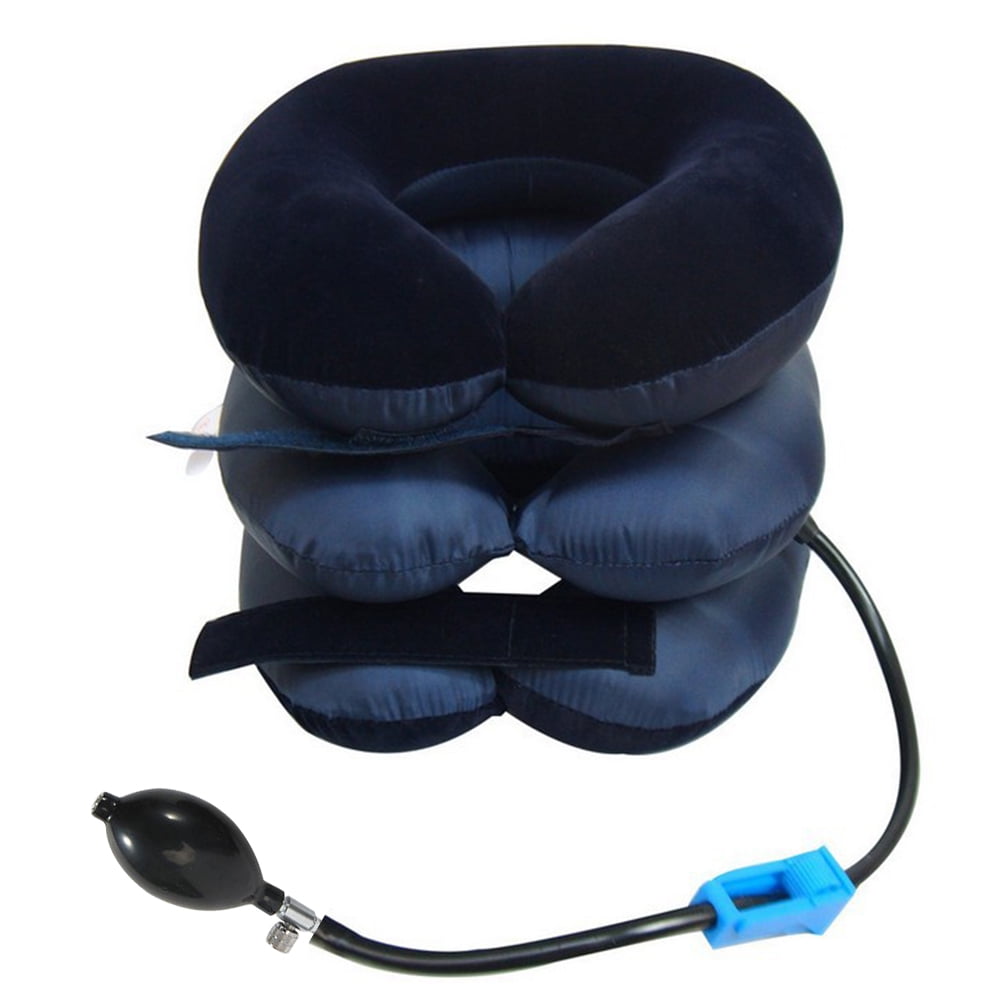 Inflatable Neck Stretcher 3 Tubes Air Cervical Traction Pain Relief ...