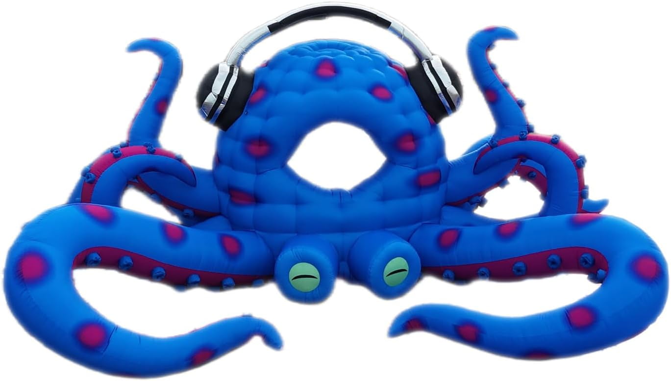 Inflatable Octopus Dj Stage Booth Giant Inflatable Octopus with Blower ...