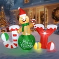 Inflatable Outdoor Decorations, 6 X 8 FT Gingerbread Large Blow Up Yard ...