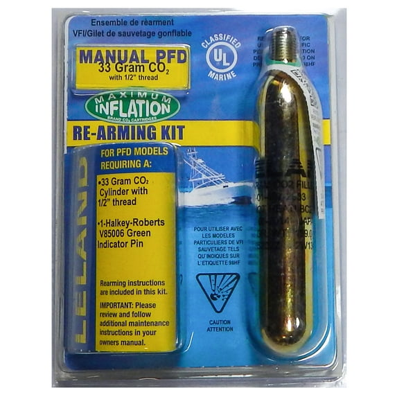 Inflatable PFD Re-Arm Kit; 33 Gram Manual - Walmart.com