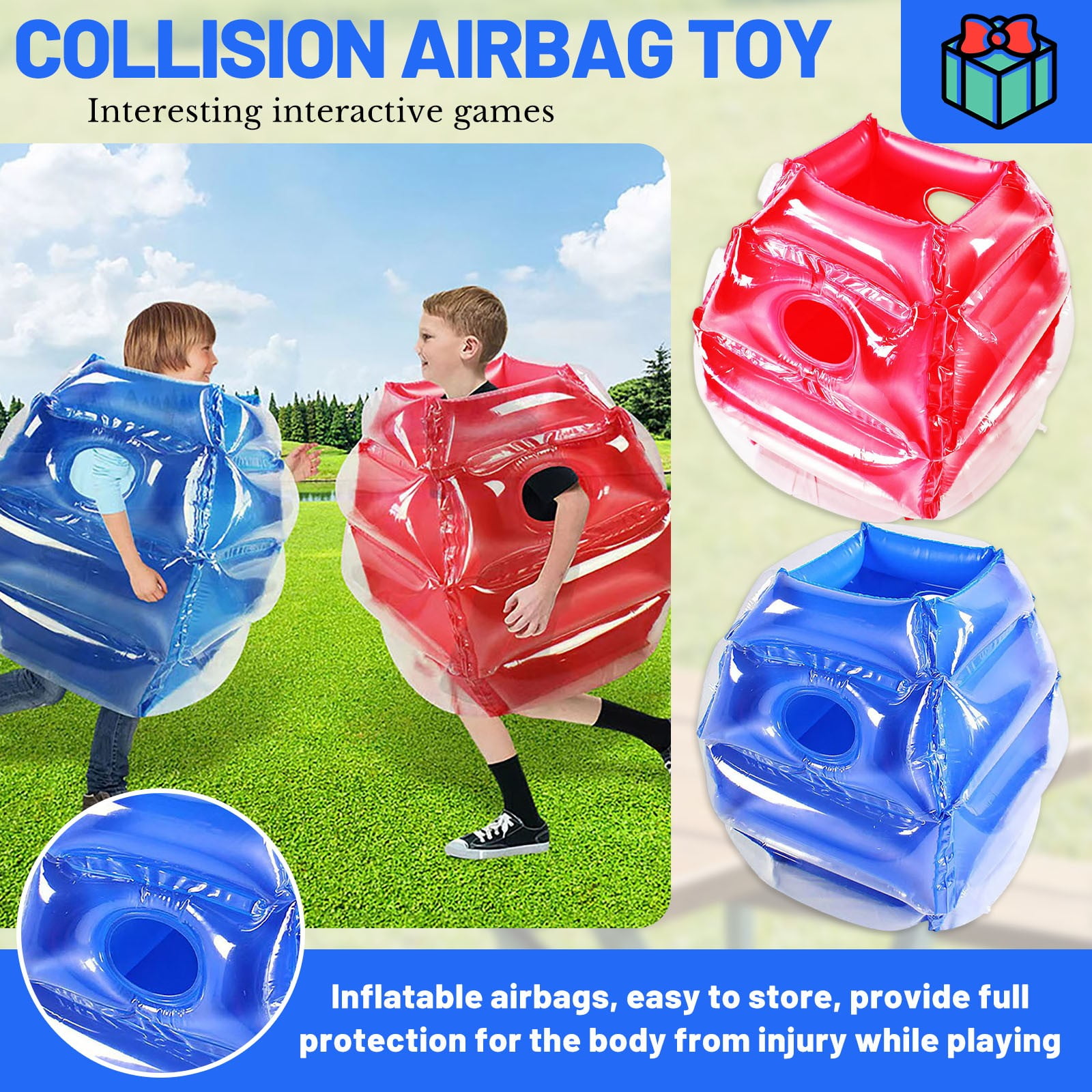 Inflatable PVC Bumper Ball Outdoor Fun Collision Ball Blow Up Body ...