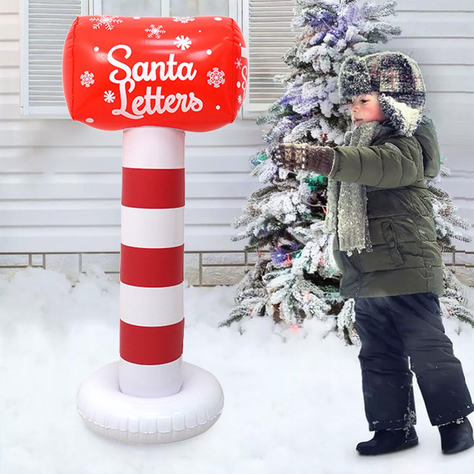 Inflatable PVC Christmas Mailbox Model, A Festive Gateway to Holiday ...