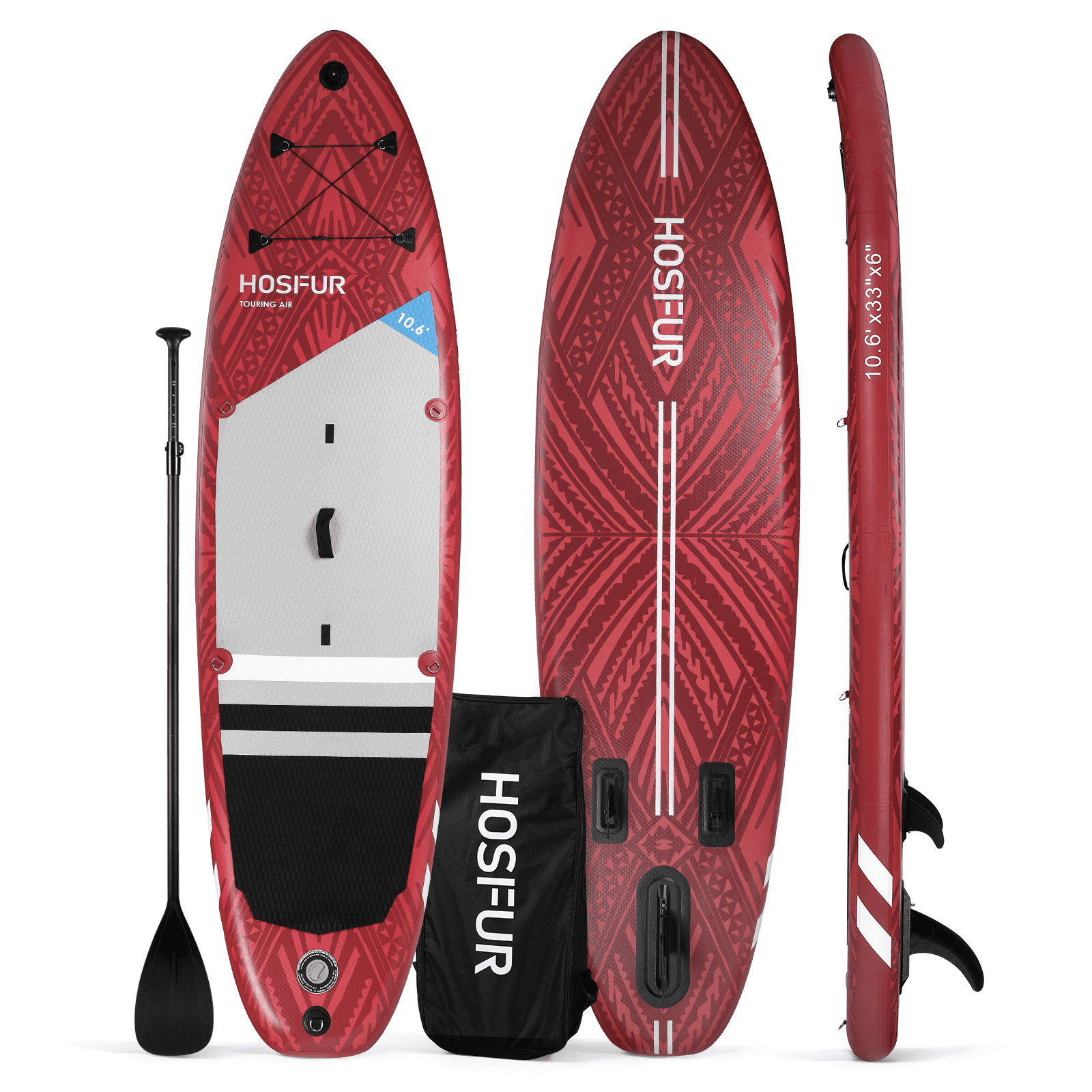 Inflatable Paddle Board SUP, 10'6×33"×6" Stand Up Paddle Boards for ...